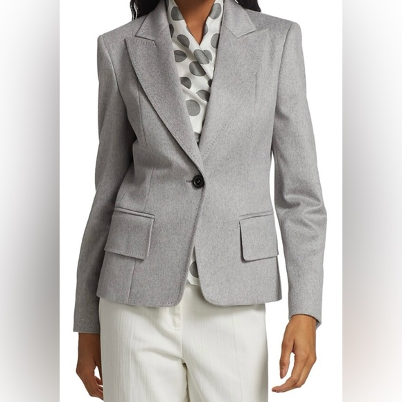 MaxMara | Jackets & Coats | Max Mara Rey Cashmere One Button Blazer In ...